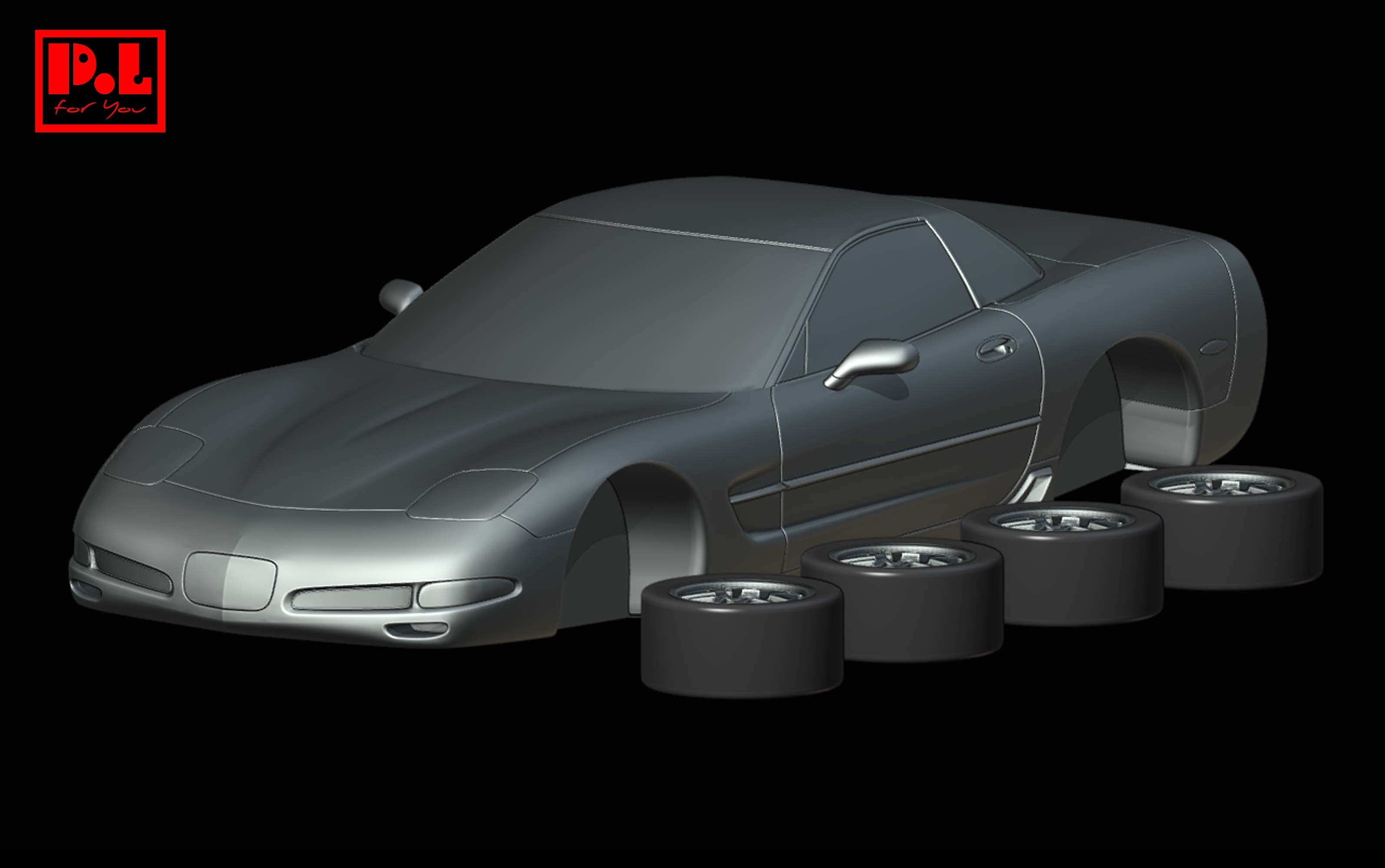 Chevrolet Corvette C5 Z06 — 3D print STL files – Pol-for-You