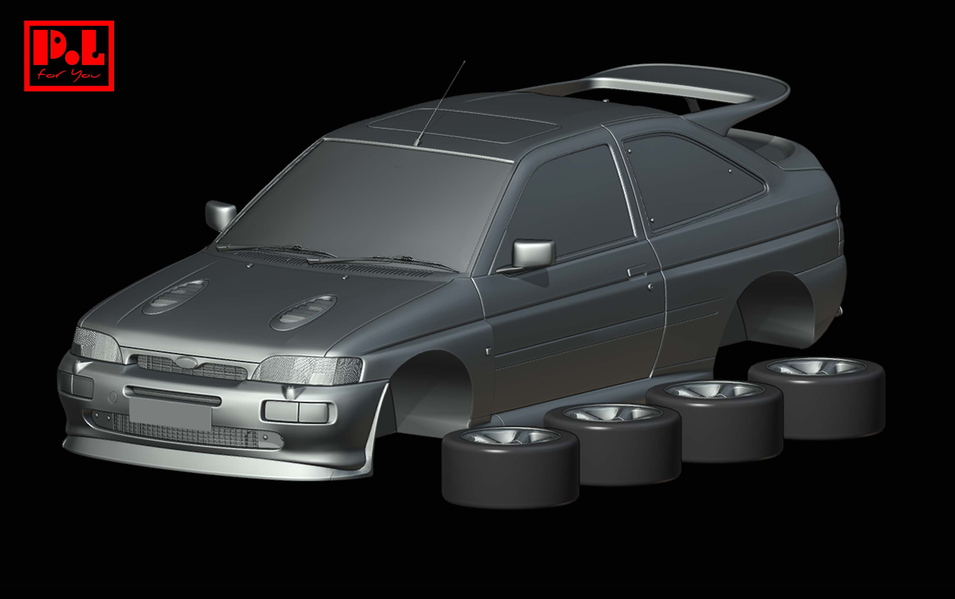 Ford Escort RS Cosworth — 3D print STL files – Pol-for-You